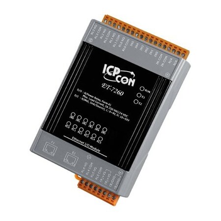 Icp Das 6 Channel Relay Outputs and 6 Channel Digital Inputs ET-7260 | Zoro